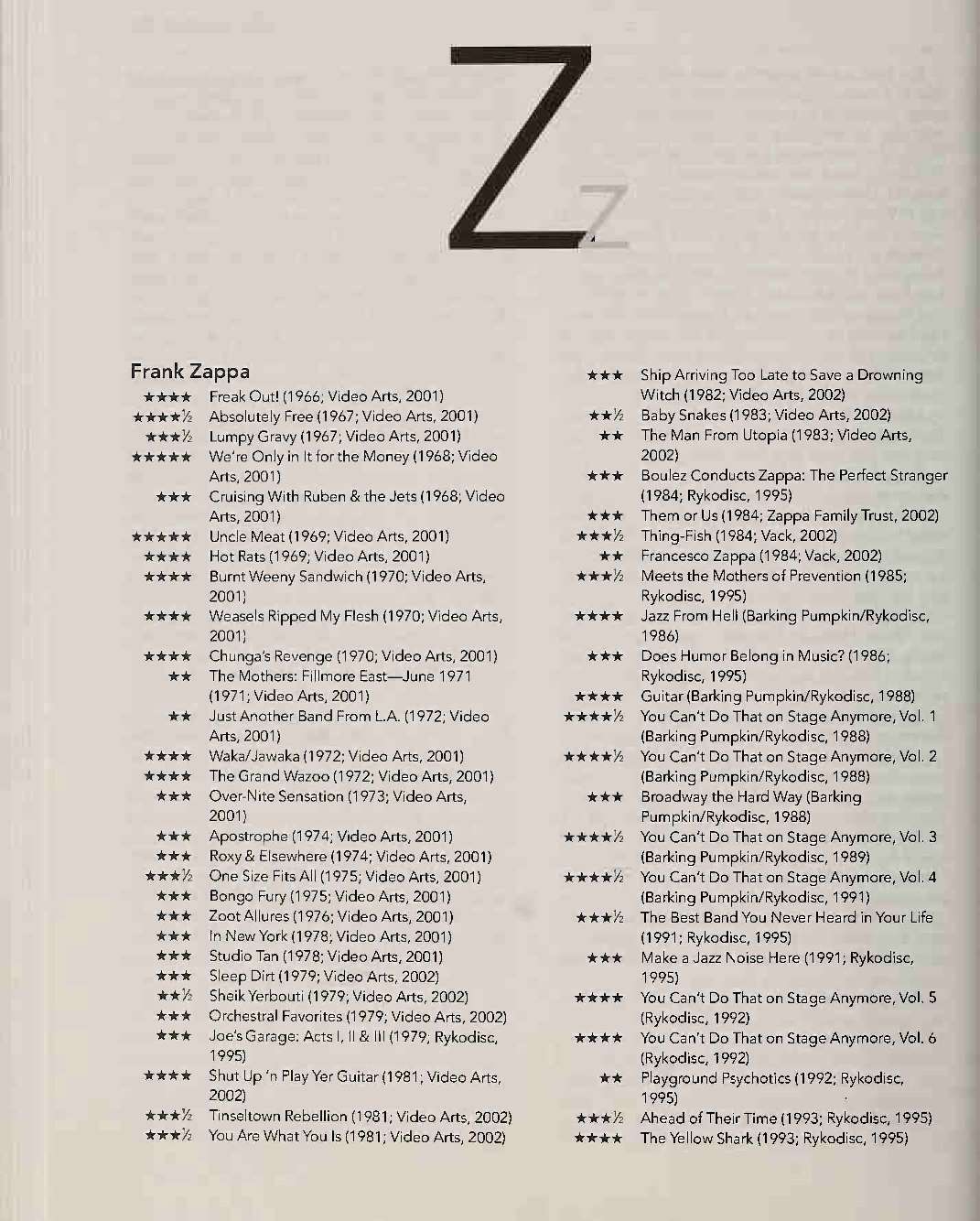 The Rolling Stone Record Guide